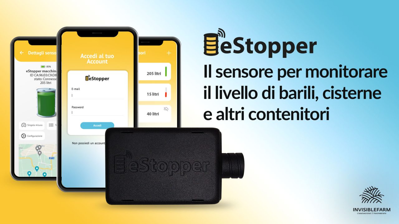 eStopper: il sensore IoT per monitorare barili, cisterne e non solo